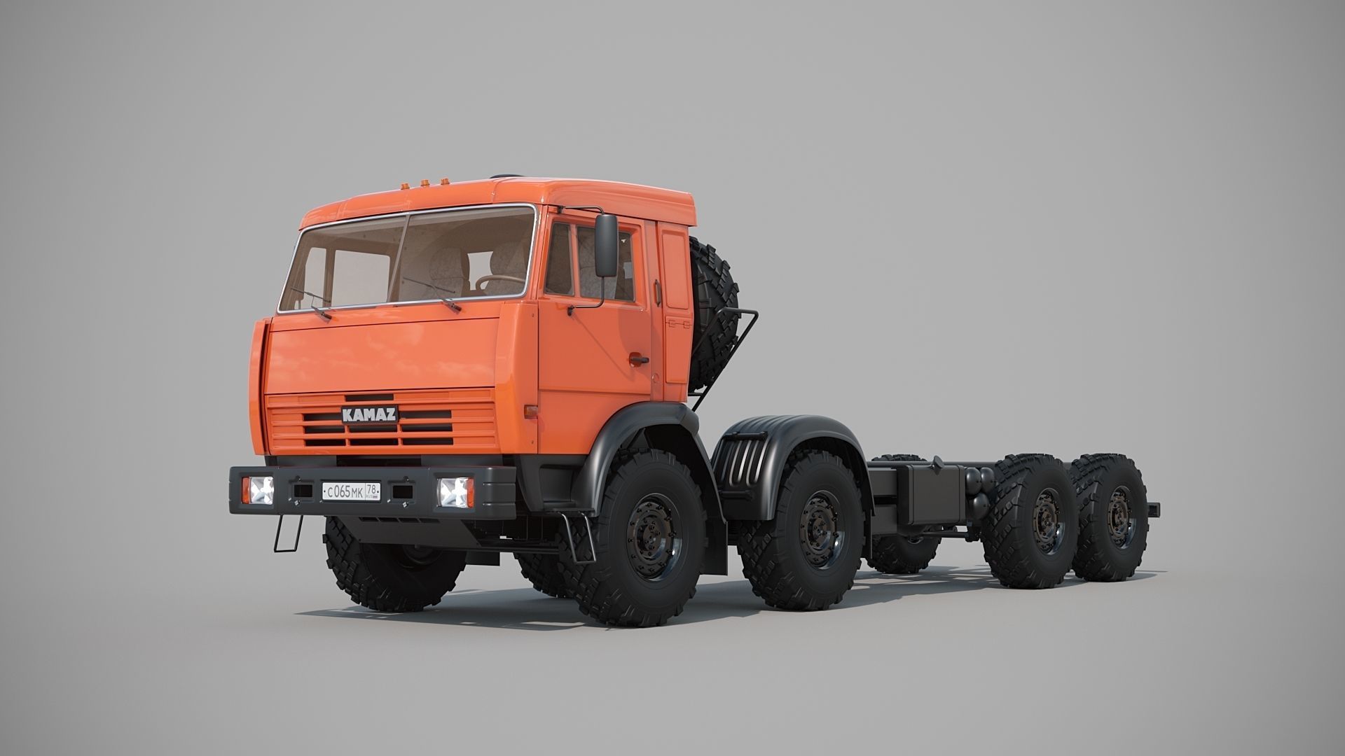 Kamaz 8x8 3D model | CGTrader