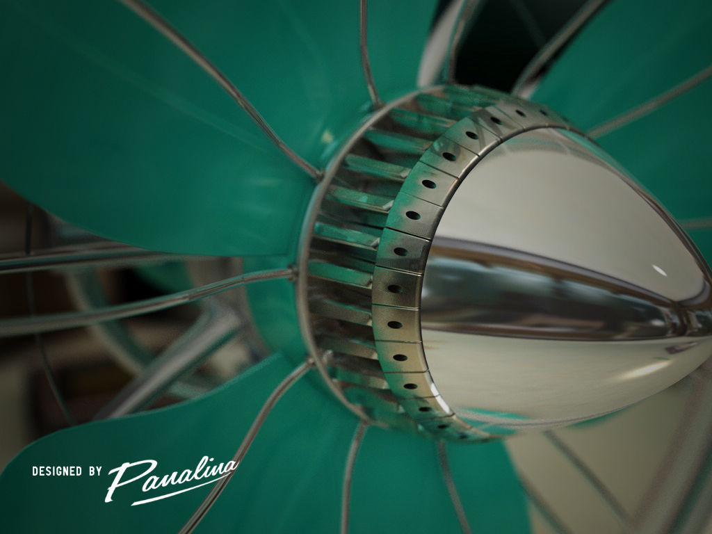 Panalina Vintage Fan Ventilator 3D model rigged | CGTrader