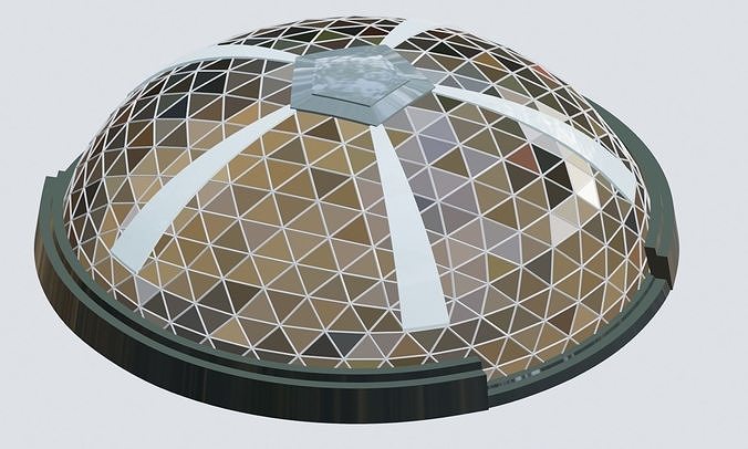 3D model Dome 01 VR / AR / low-poly | CGTrader