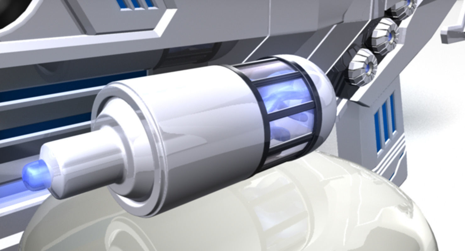 DBP Gun animated 3D model animated | CGTrader