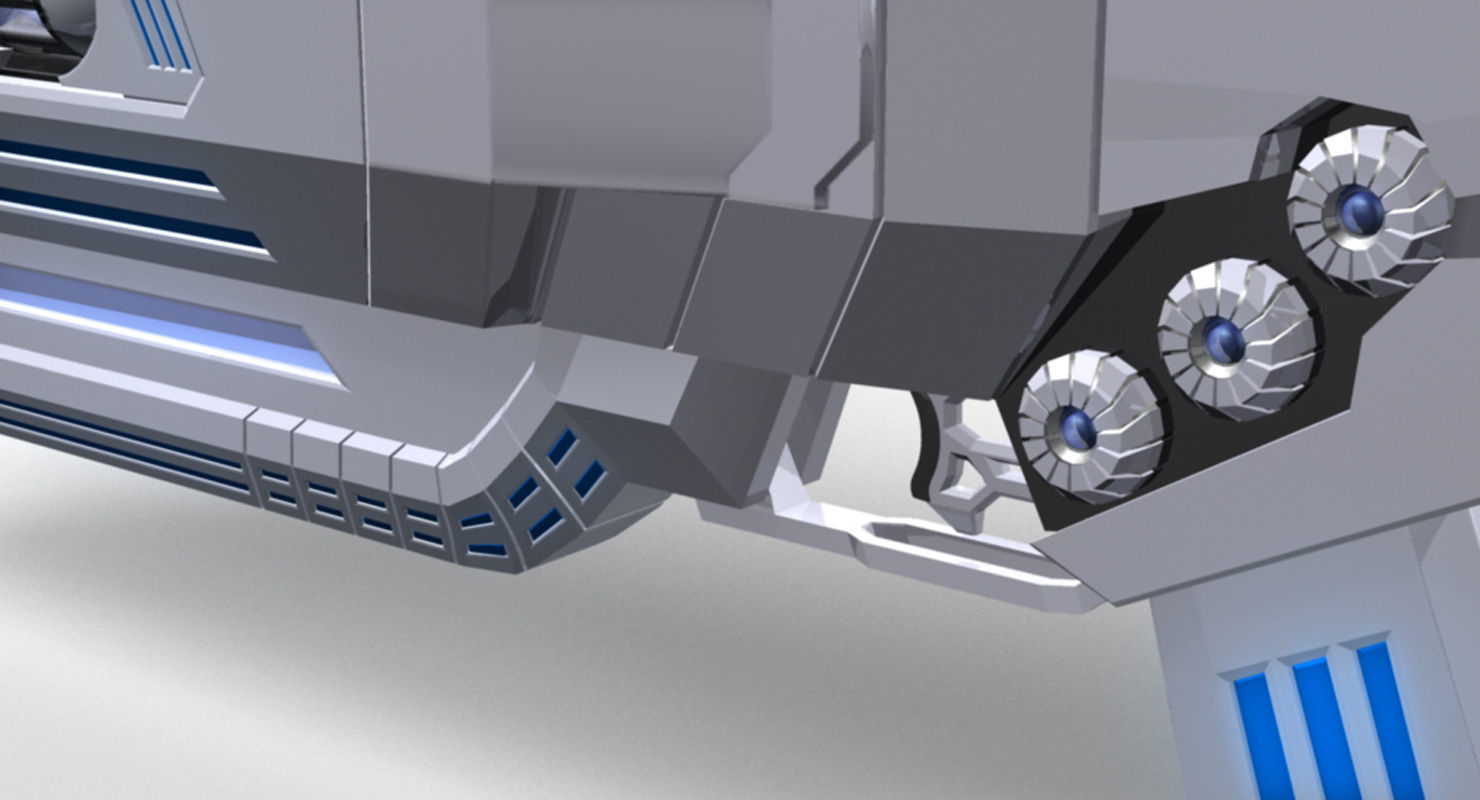 DBP Gun animated 3D model animated | CGTrader