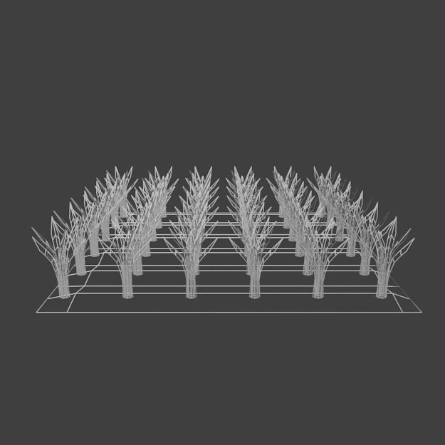 3D model Farming corn field VR / AR / low-poly | CGTrader