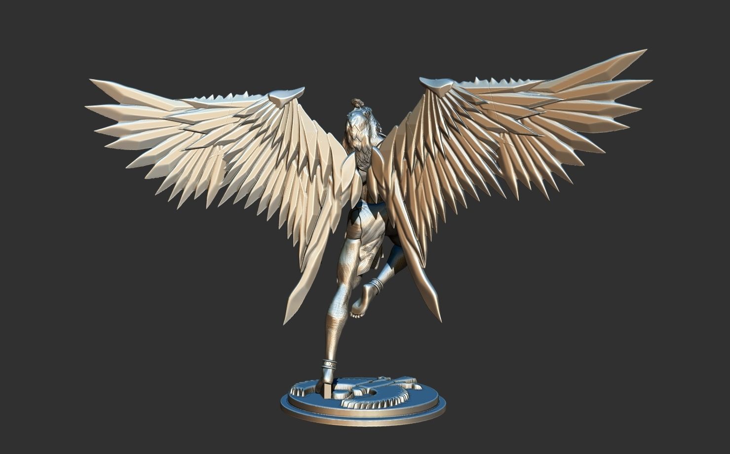 Egypt Gods Gor 3D model 3D printable | CGTrader
