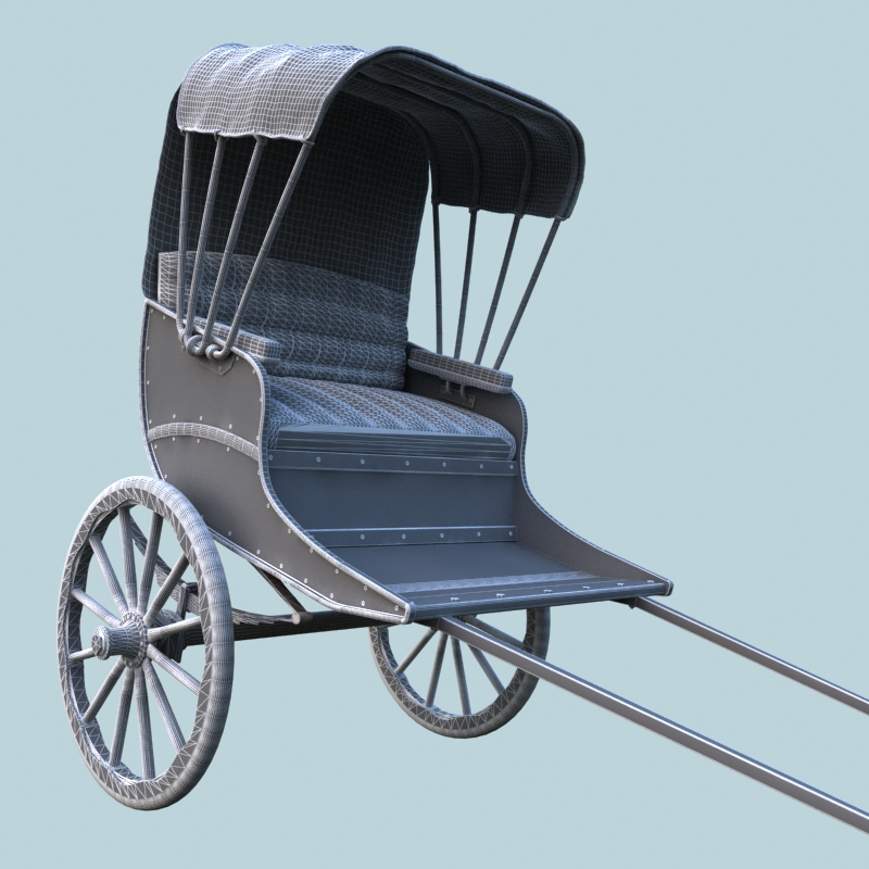 E Rickshaw 3d Model