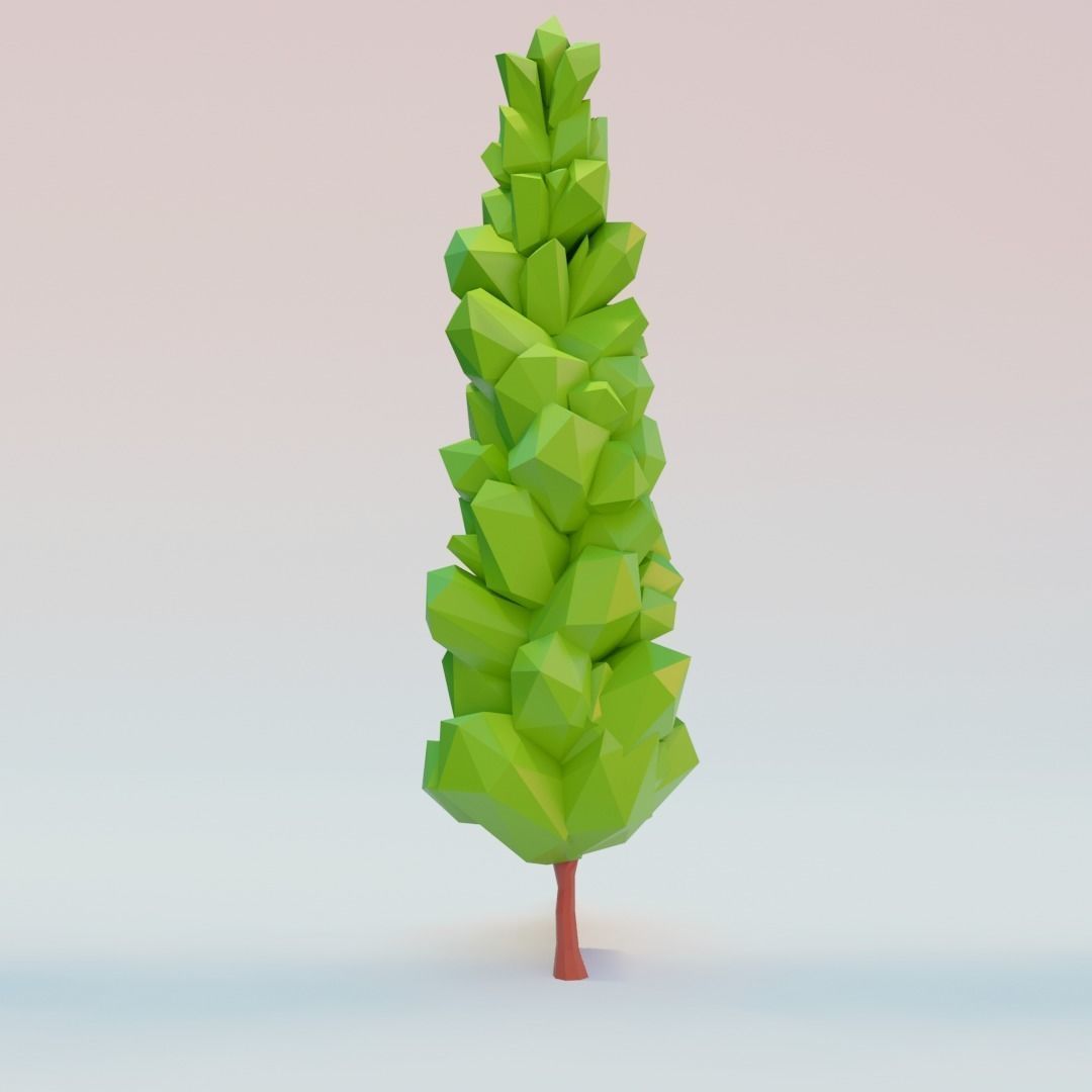 3D model Tree set VR / AR / low-poly | CGTrader