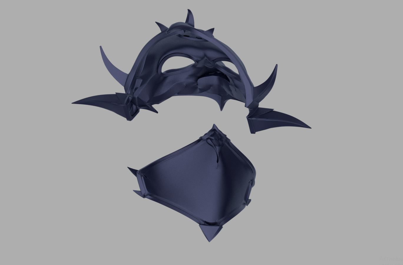 Princess Kitana Kahn mask for face from Mortal Kombat 11 3D model 3D ...