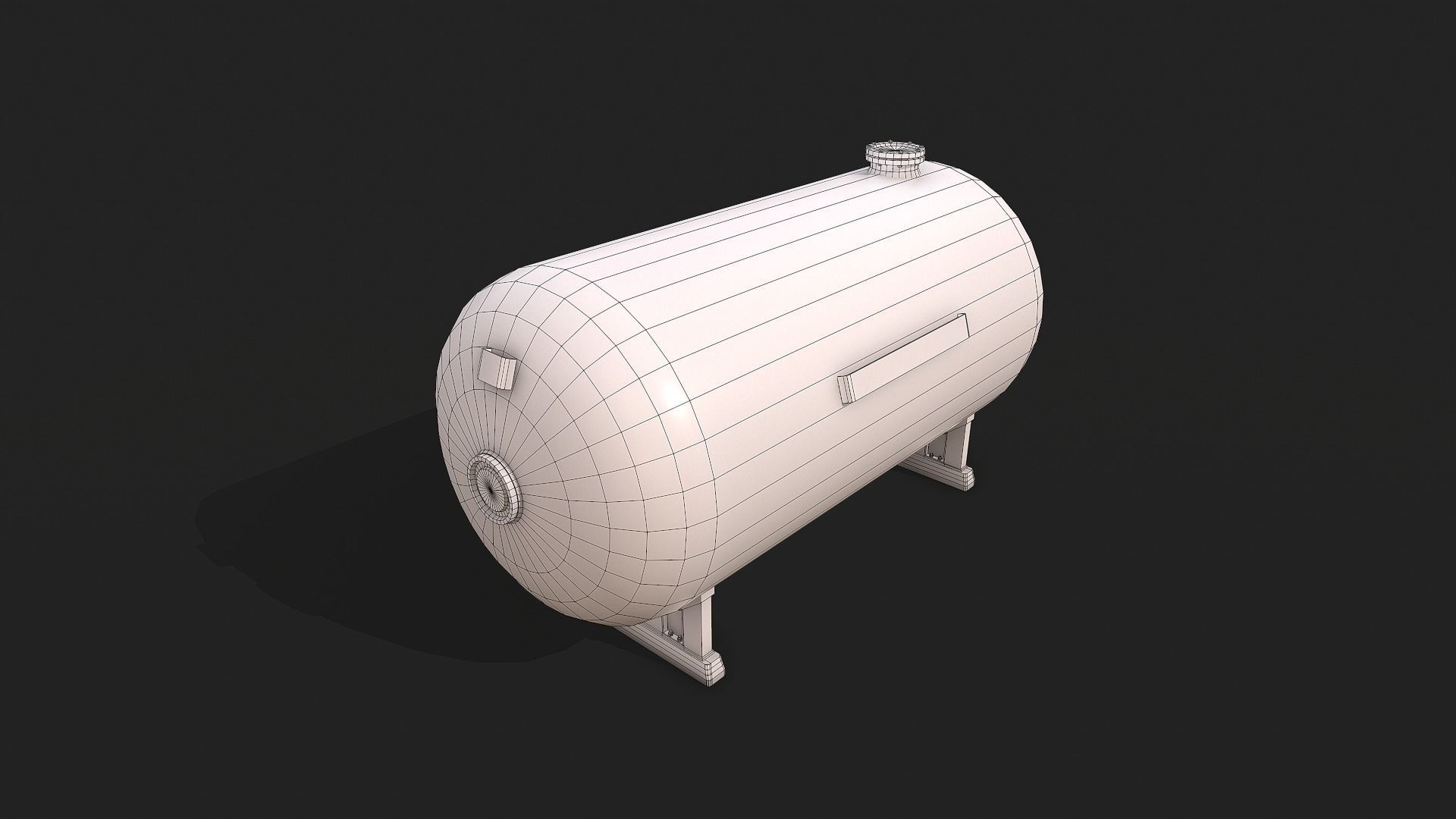 3D model Gas Tank - 4 Color VR / AR / low-poly | CGTrader