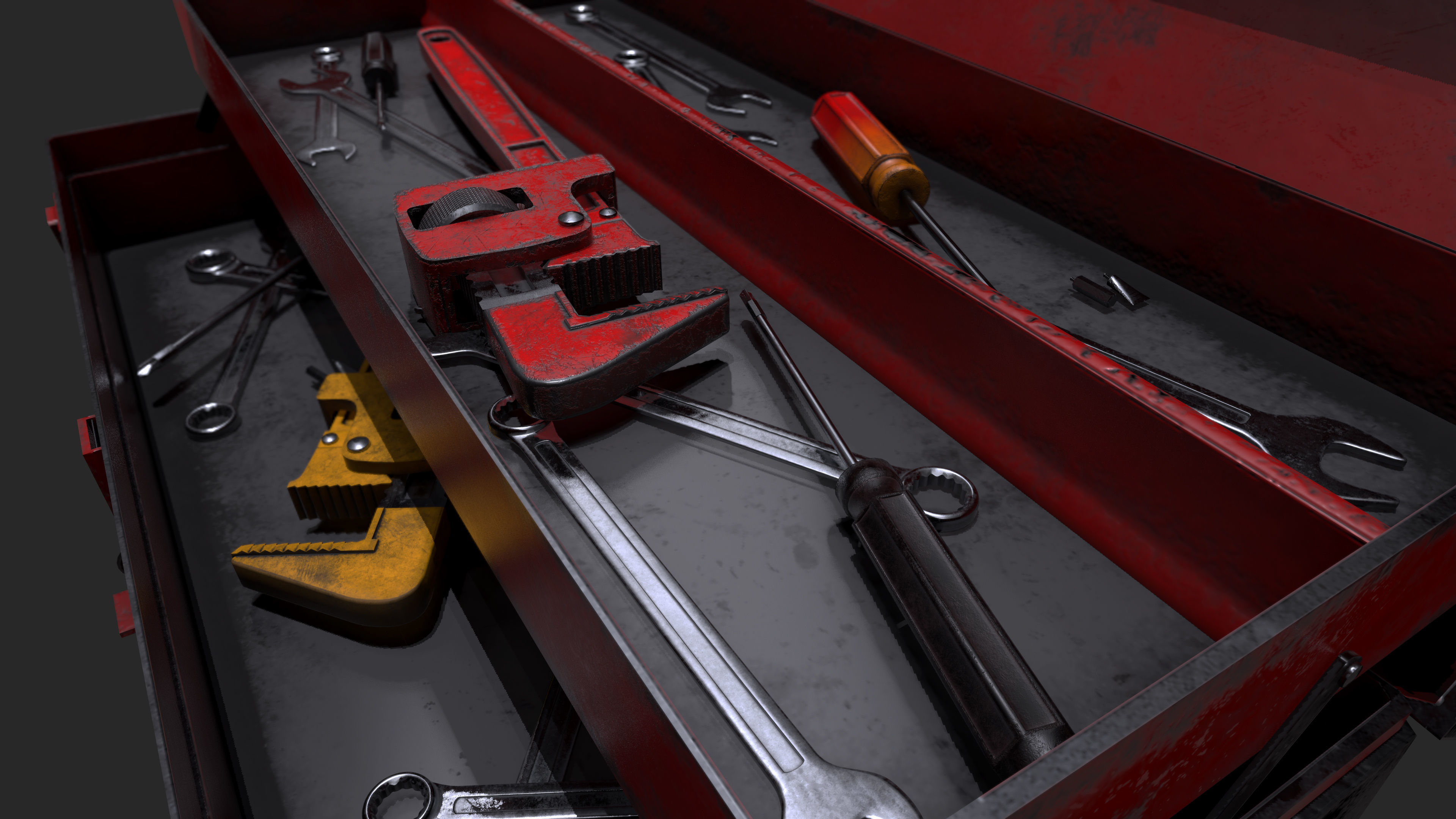 3D model Toolbox asset pack VR / AR / low-poly | CGTrader