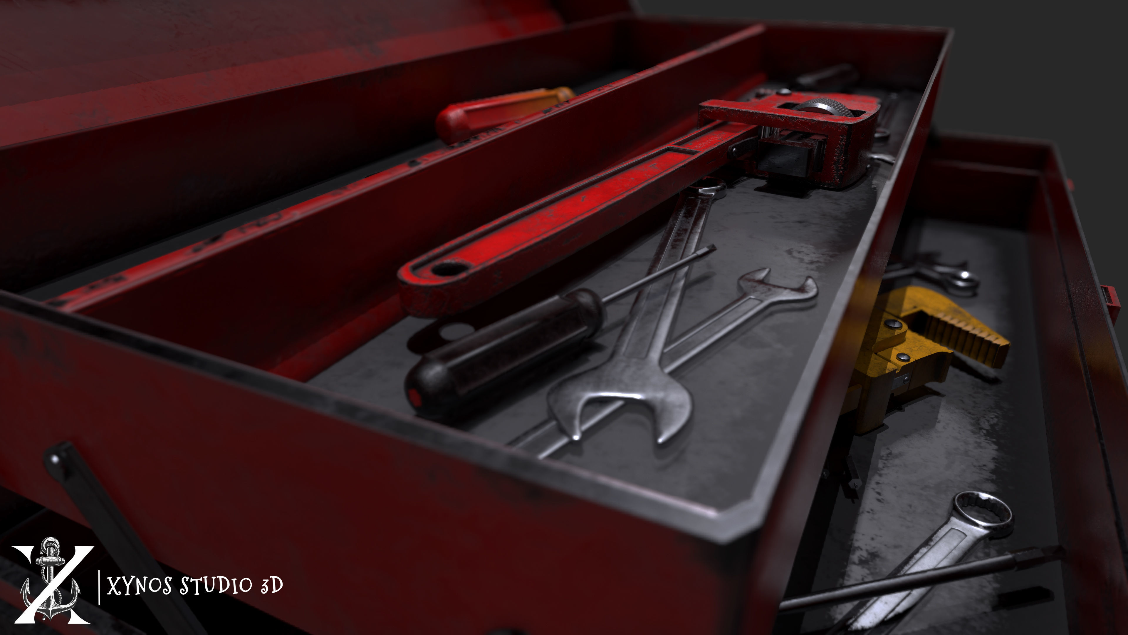 3D model Toolbox asset pack VR / AR / low-poly | CGTrader