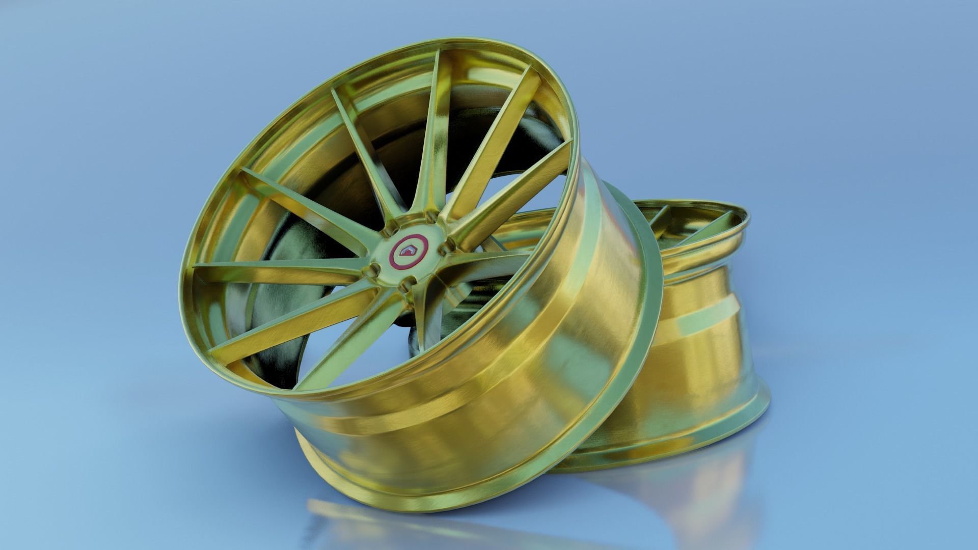 Vossen car wheel free 3D model | CGTrader