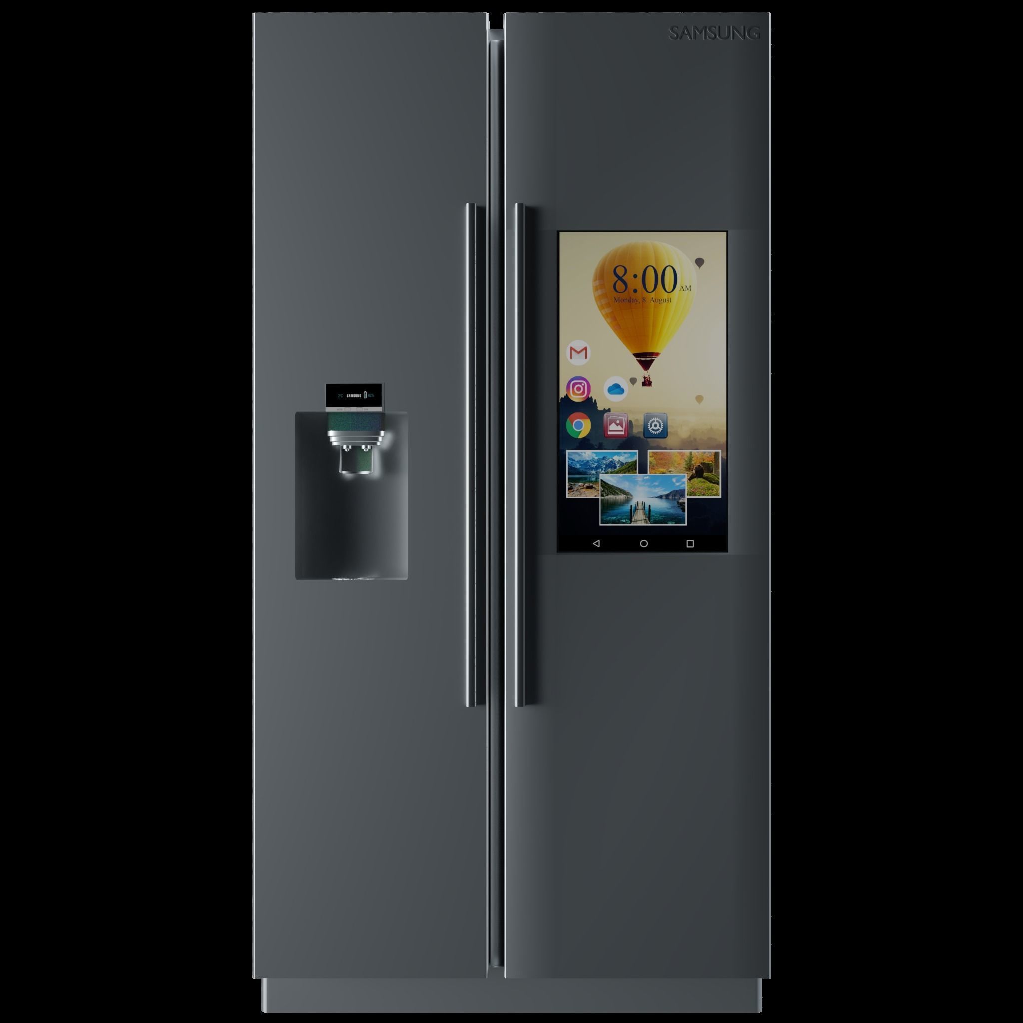 MODERN FRIDGE free VR / AR / low-poly 3D model | CGTrader