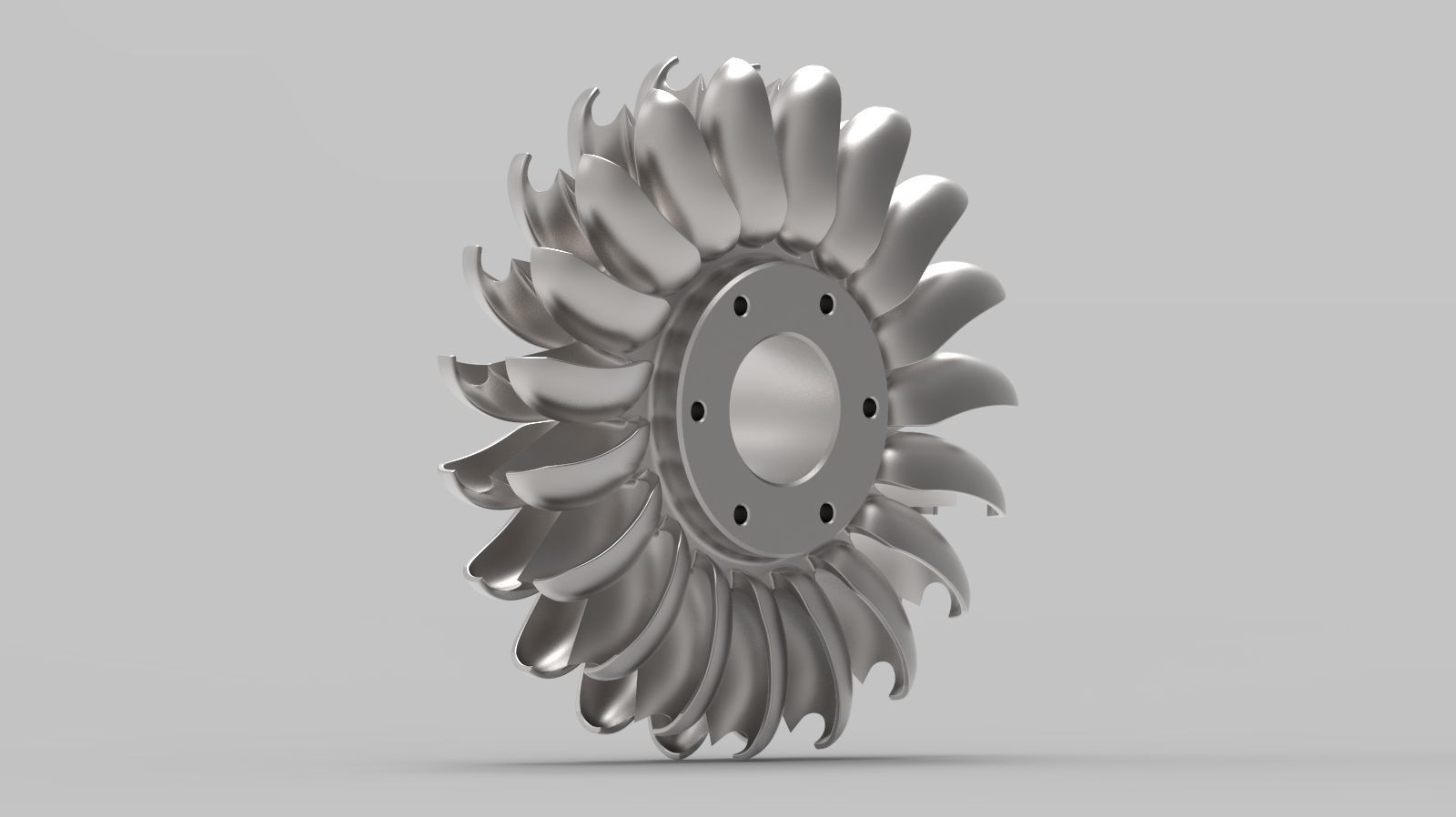 Pelton runner 3D model | CGTrader