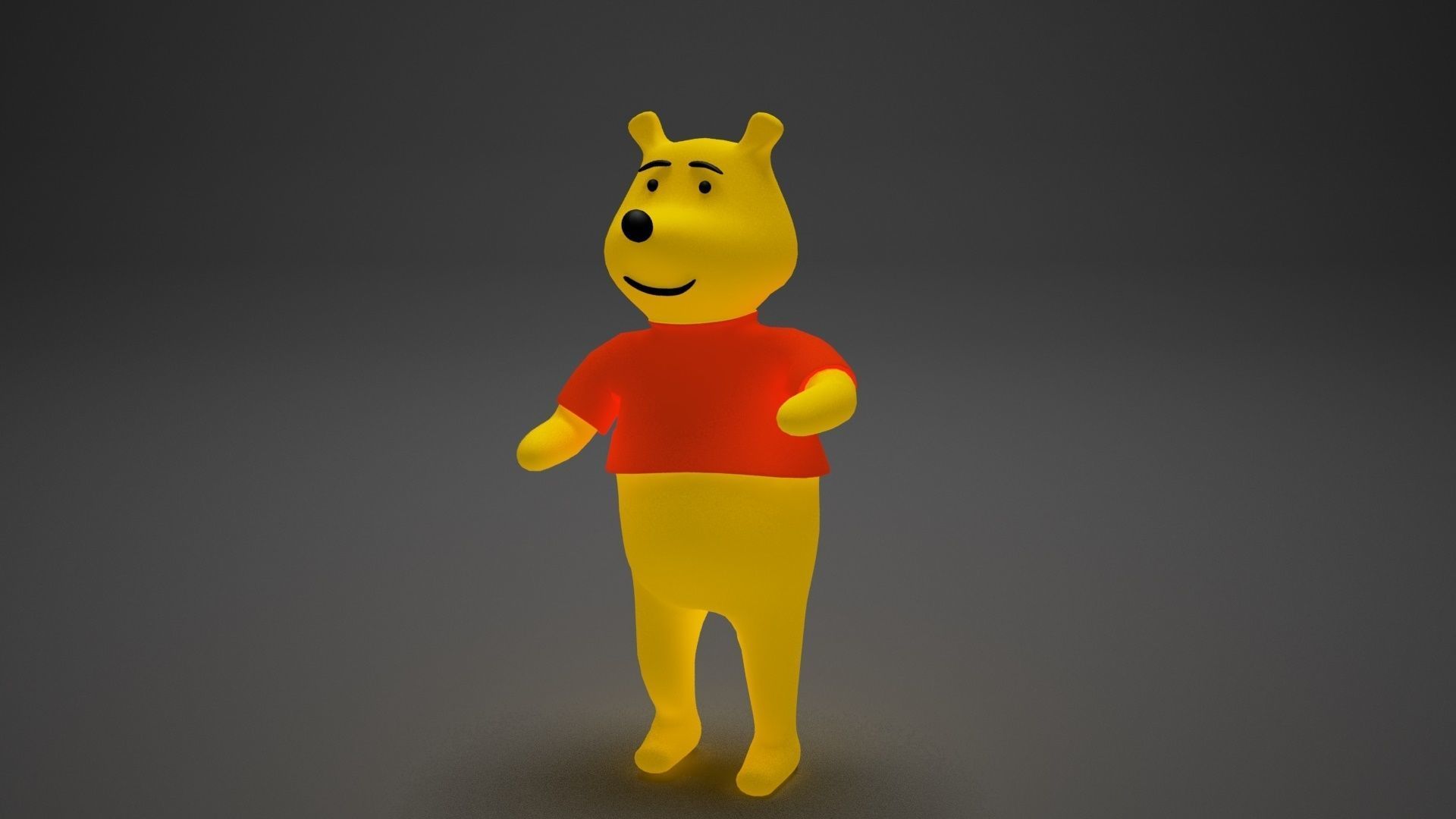 3D model 3D winnie the pooh VR / AR / low-poly rigged | CGTrader