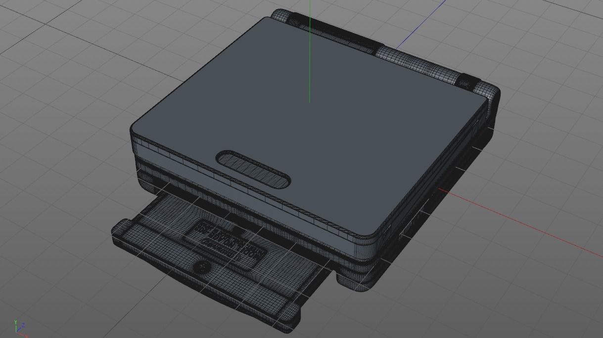 Gameboy Advance SP free 3D model | CGTrader