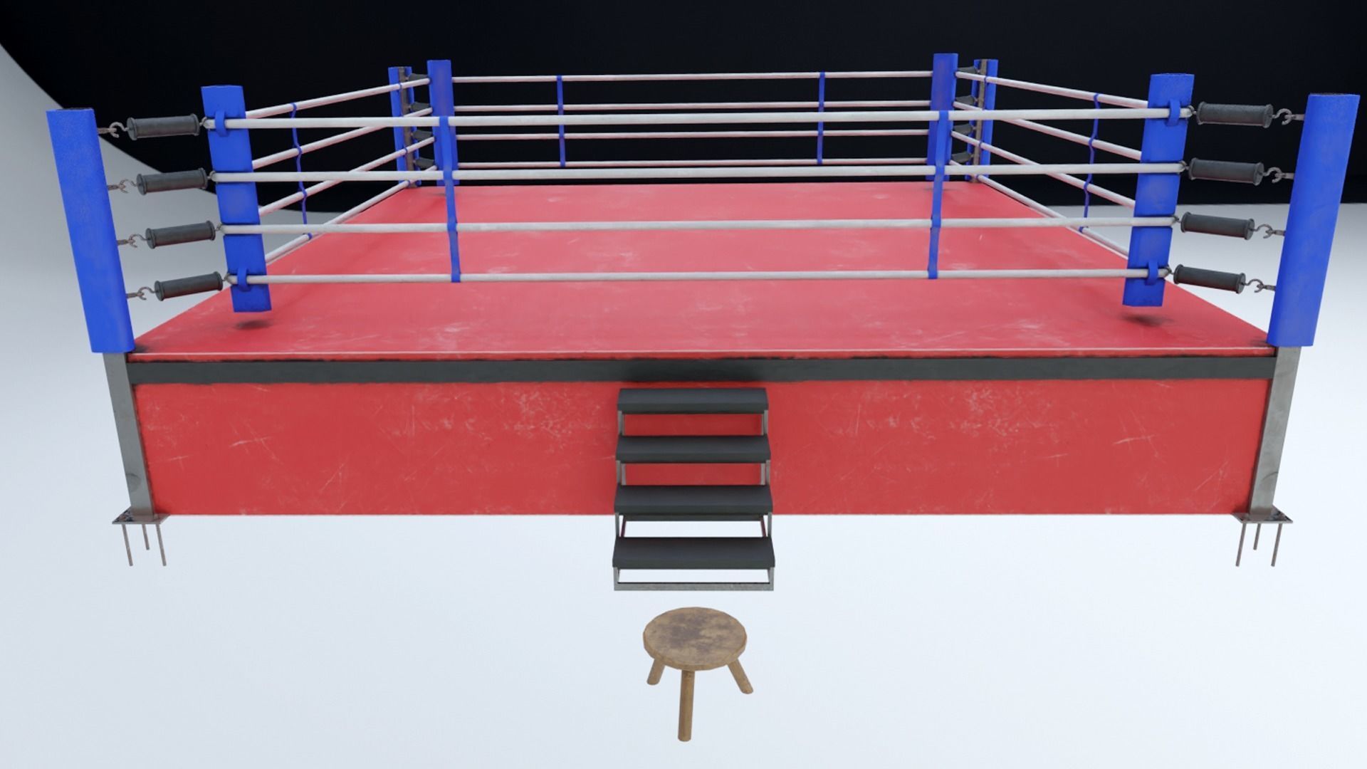 3D model Boxing Ring VR / AR / low-poly | CGTrader