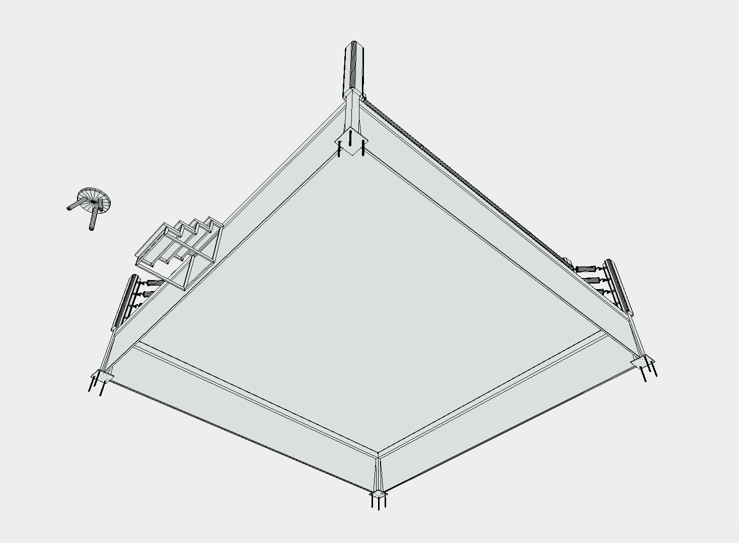 3D model Boxing Ring VR / AR / low-poly | CGTrader
