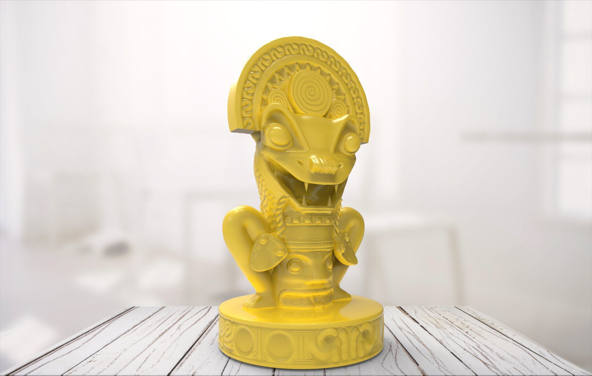 Maya statues 3D model 3D printable | CGTrader