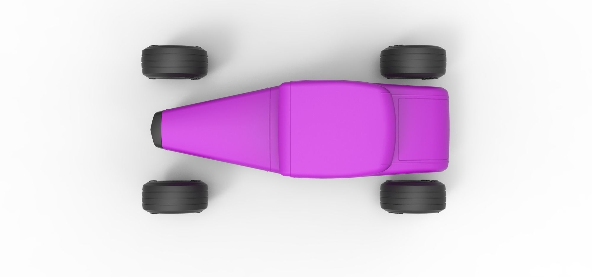 Shell and wheels for Hot rod Scale 1 to 24 3D model 3D printable | CGTrader