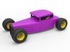 Shell and wheels for Hot rod Scale 1 to 24 3D model 3D printable | CGTrader