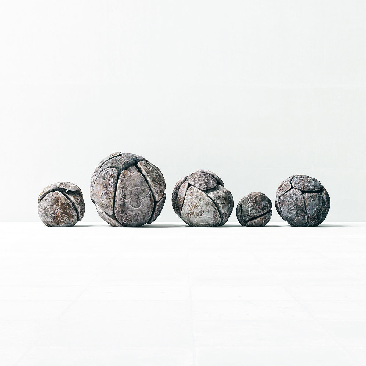 Spherical stone decor 3D model | CGTrader