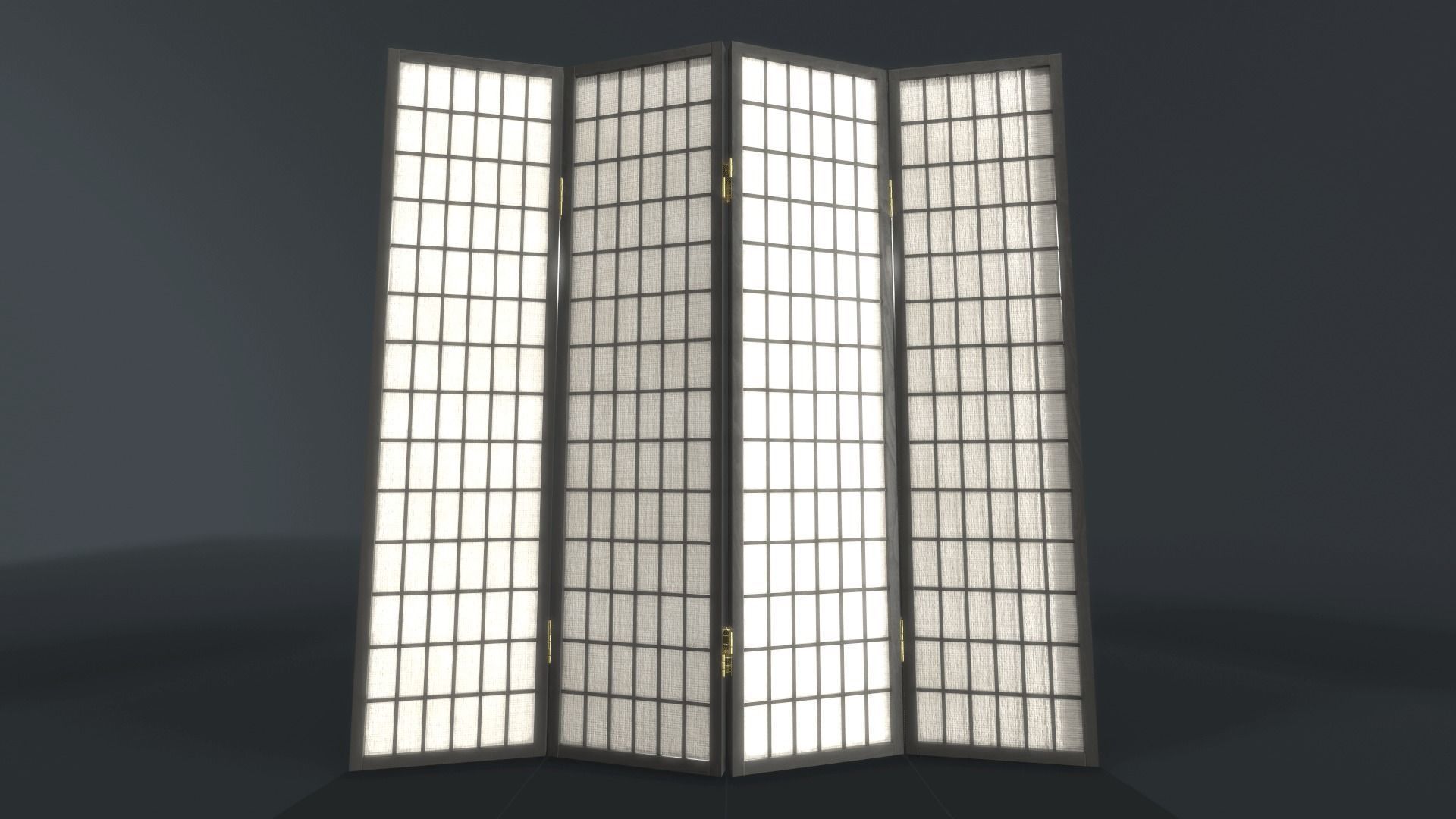 3D model Room Divider Screens Set VR / AR / low-poly | CGTrader