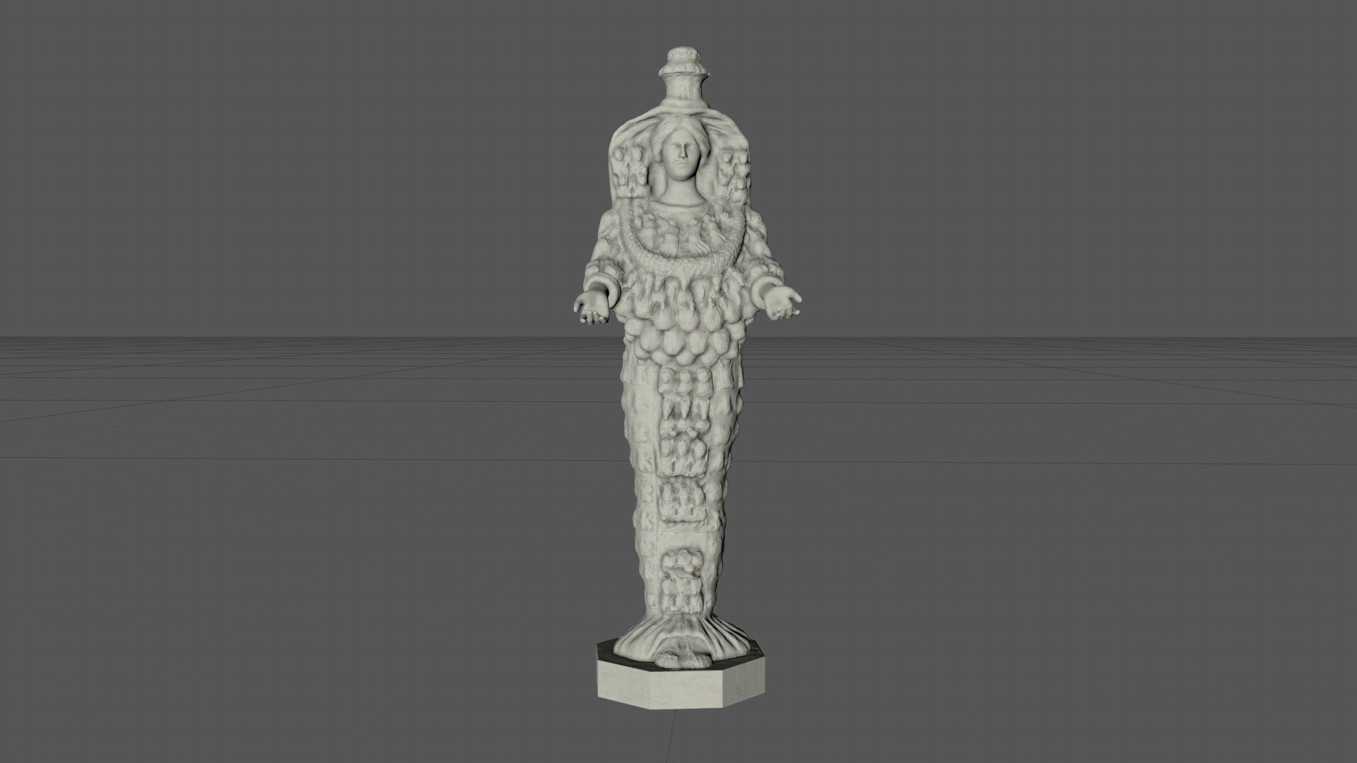 Artemis Statue 3D model | CGTrader