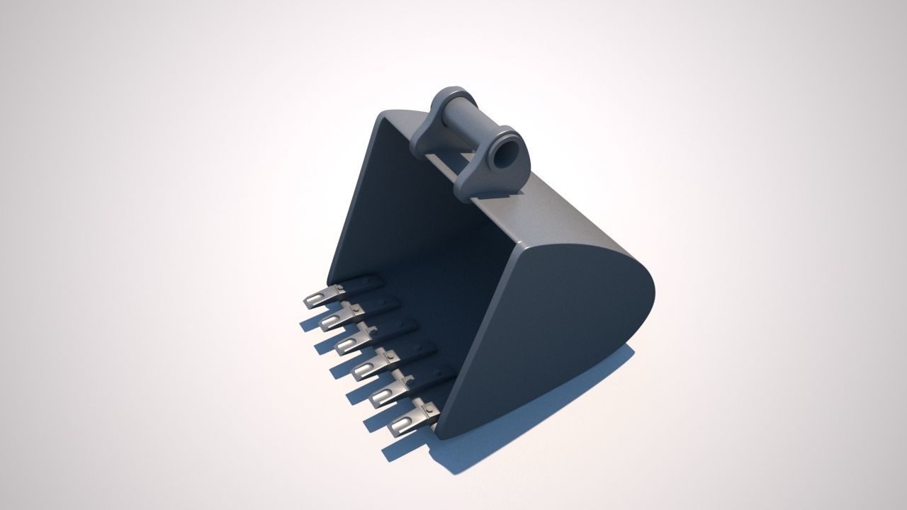 3D model Excavator Bucket Digger Claw VR / AR / low-poly | CGTrader