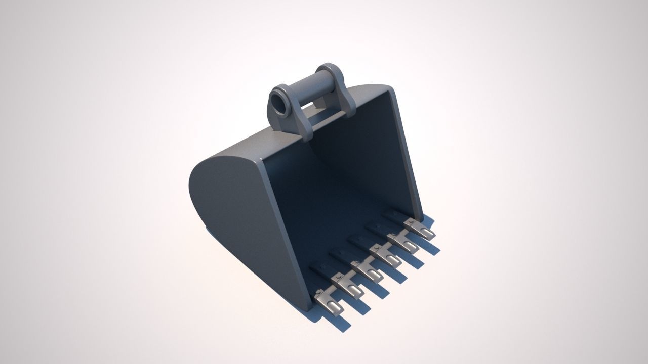 3D model Excavator Bucket Digger Claw VR / AR / low-poly | CGTrader