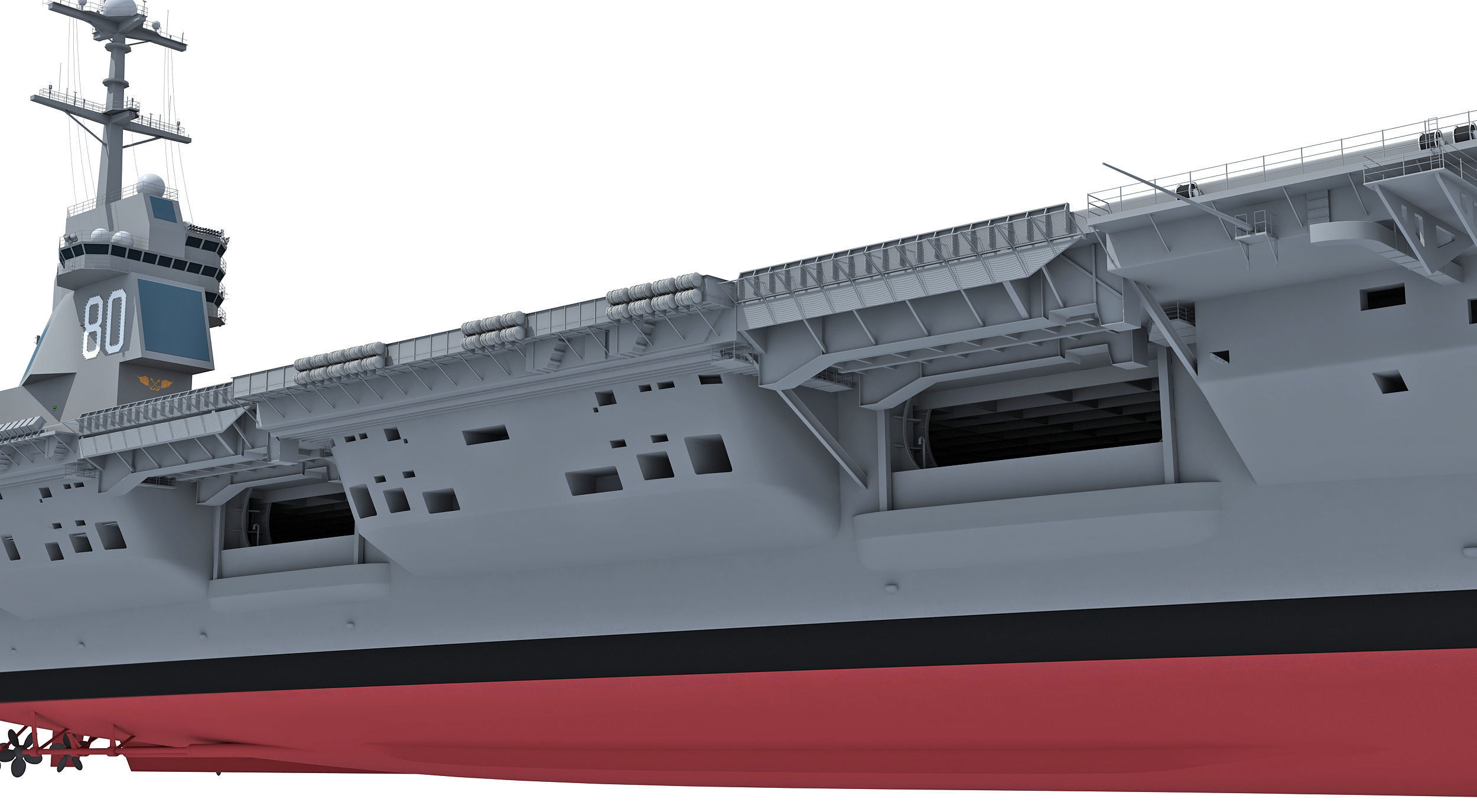 USS Enterprise CVN-80 Aircraft Carrier 3D model | CGTrader