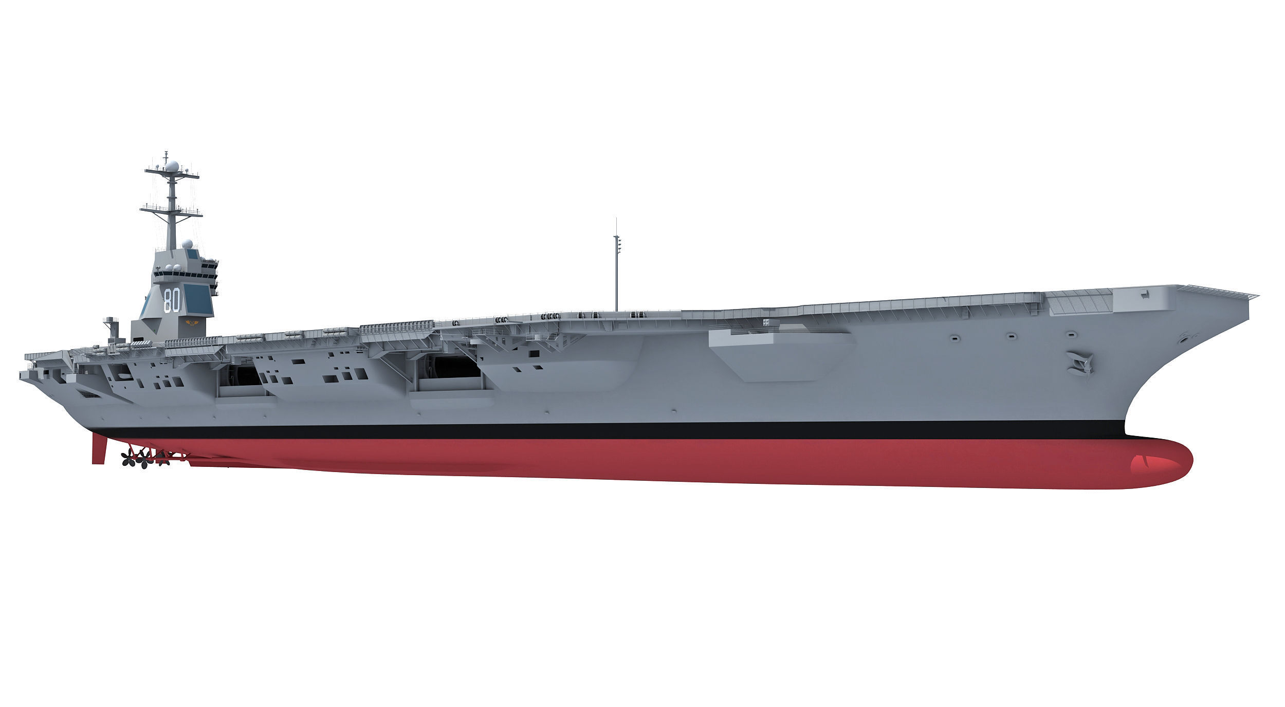 USS Enterprise CVN-80 Aircraft Carrier 3D model | CGTrader