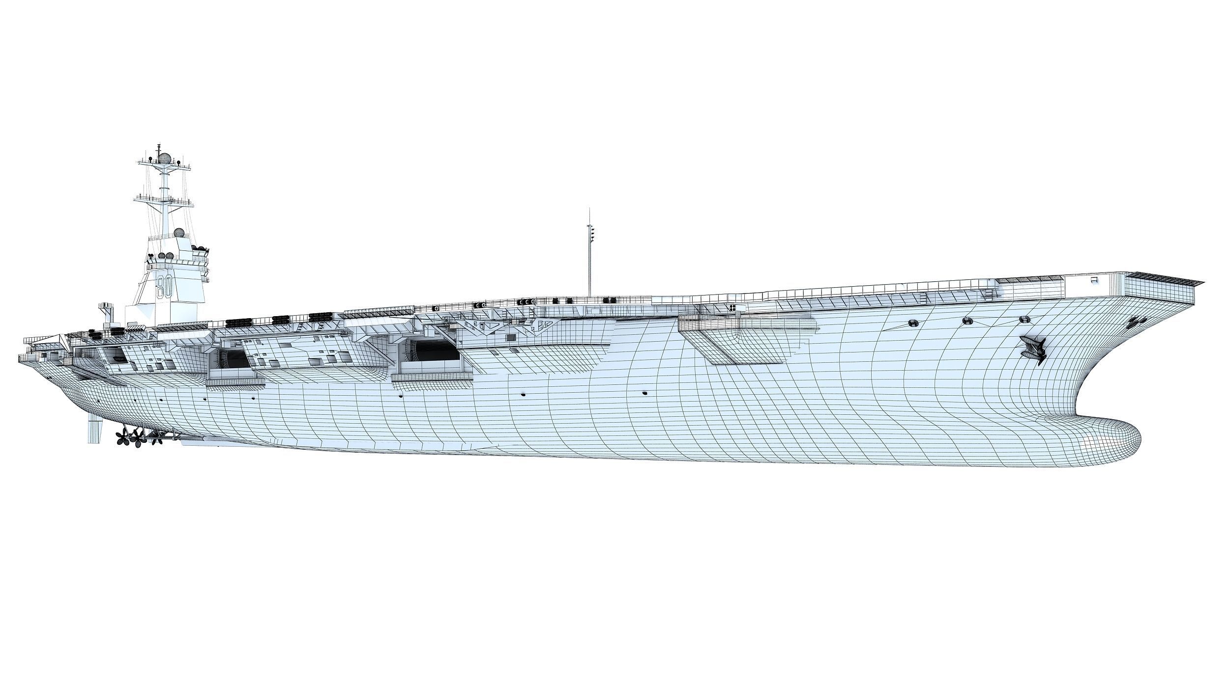 USS Enterprise CVN-80 Aircraft Carrier 3D model | CGTrader