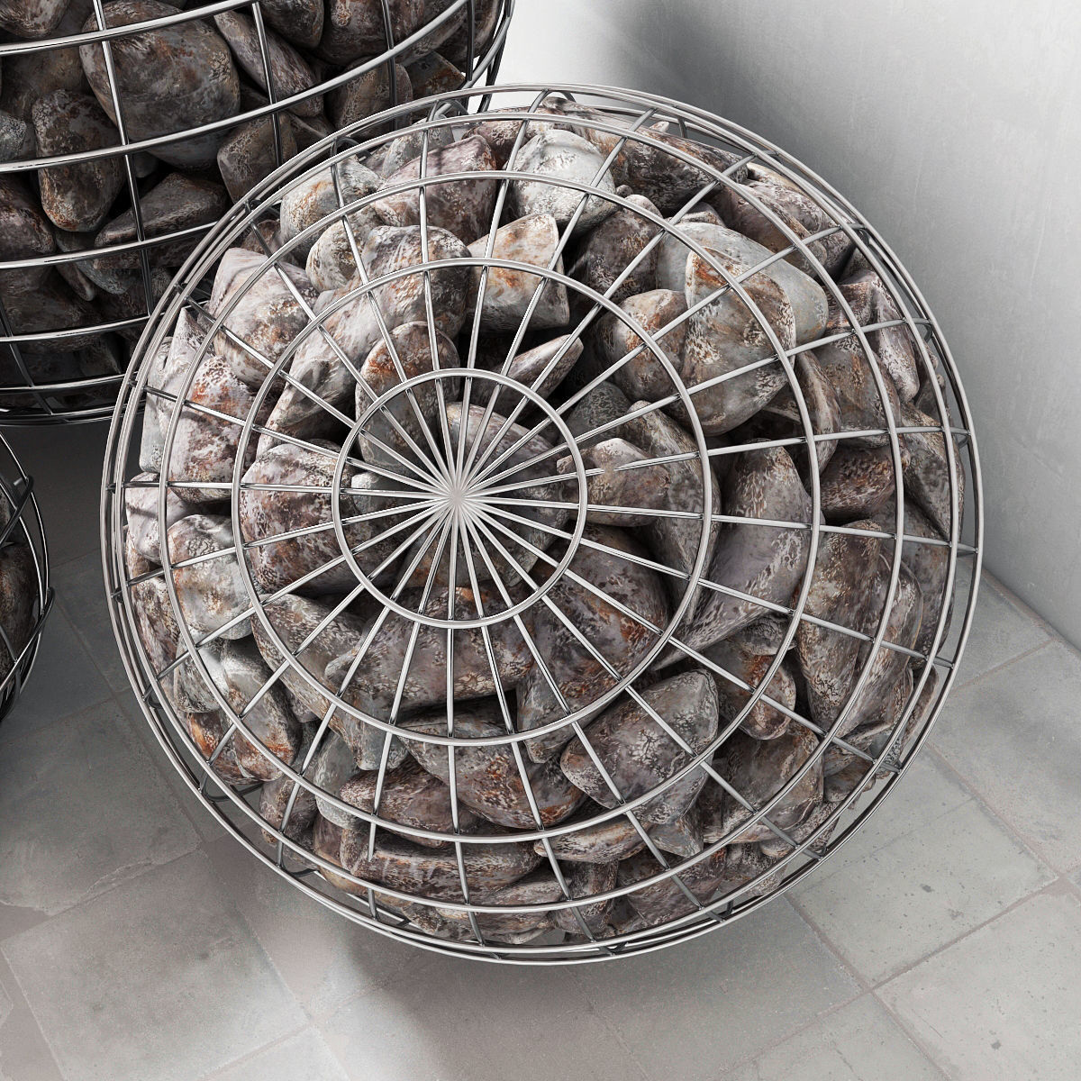 Gabion sphere form 3D model | CGTrader