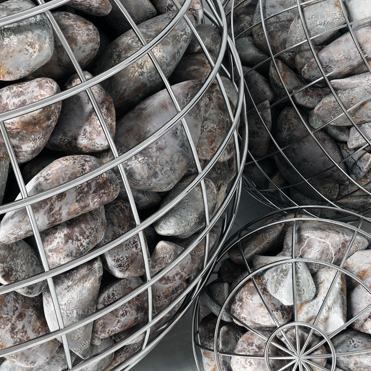 Gabion sphere form 3D model | CGTrader