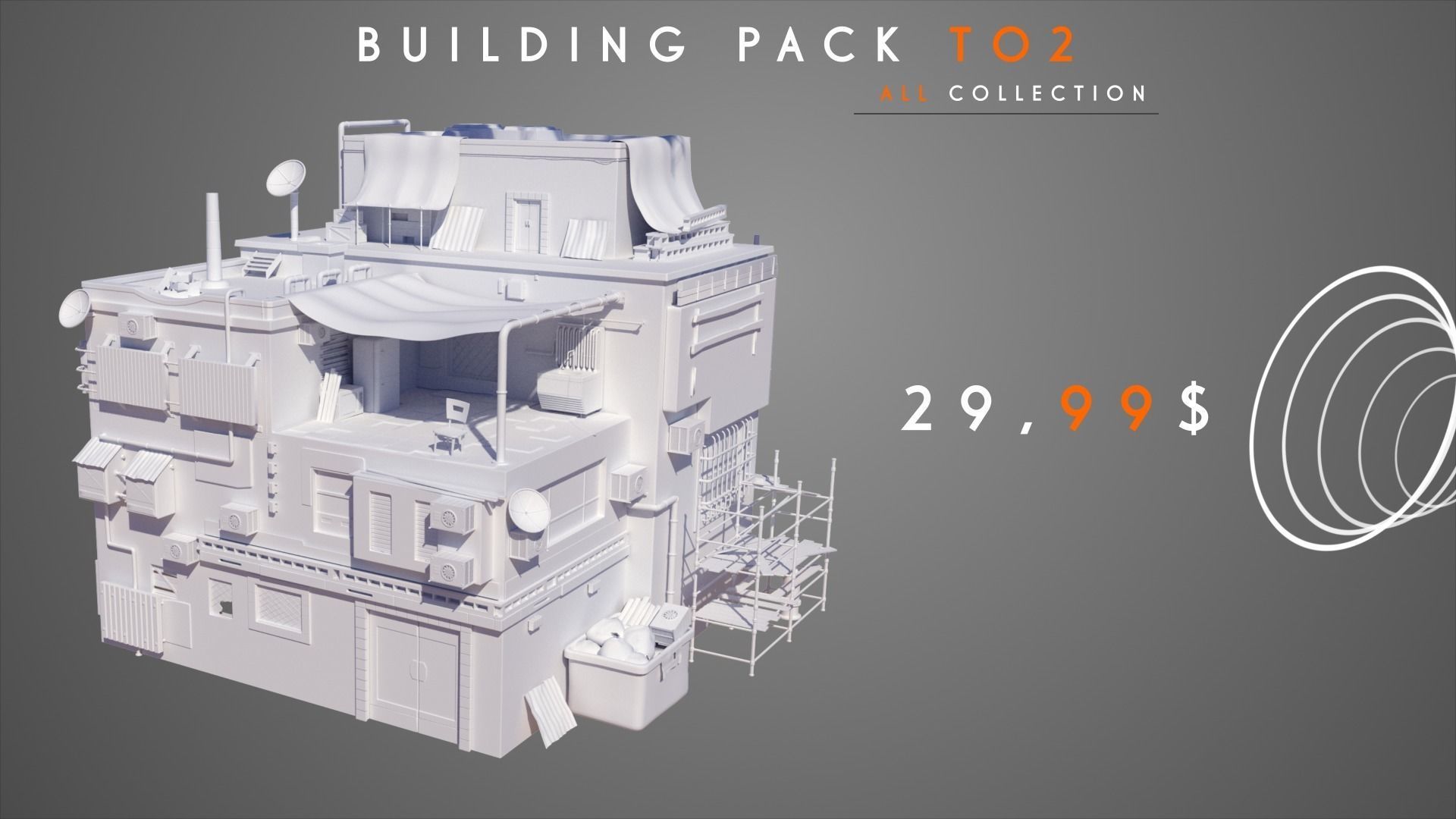 Art Building 3D model | CGTrader