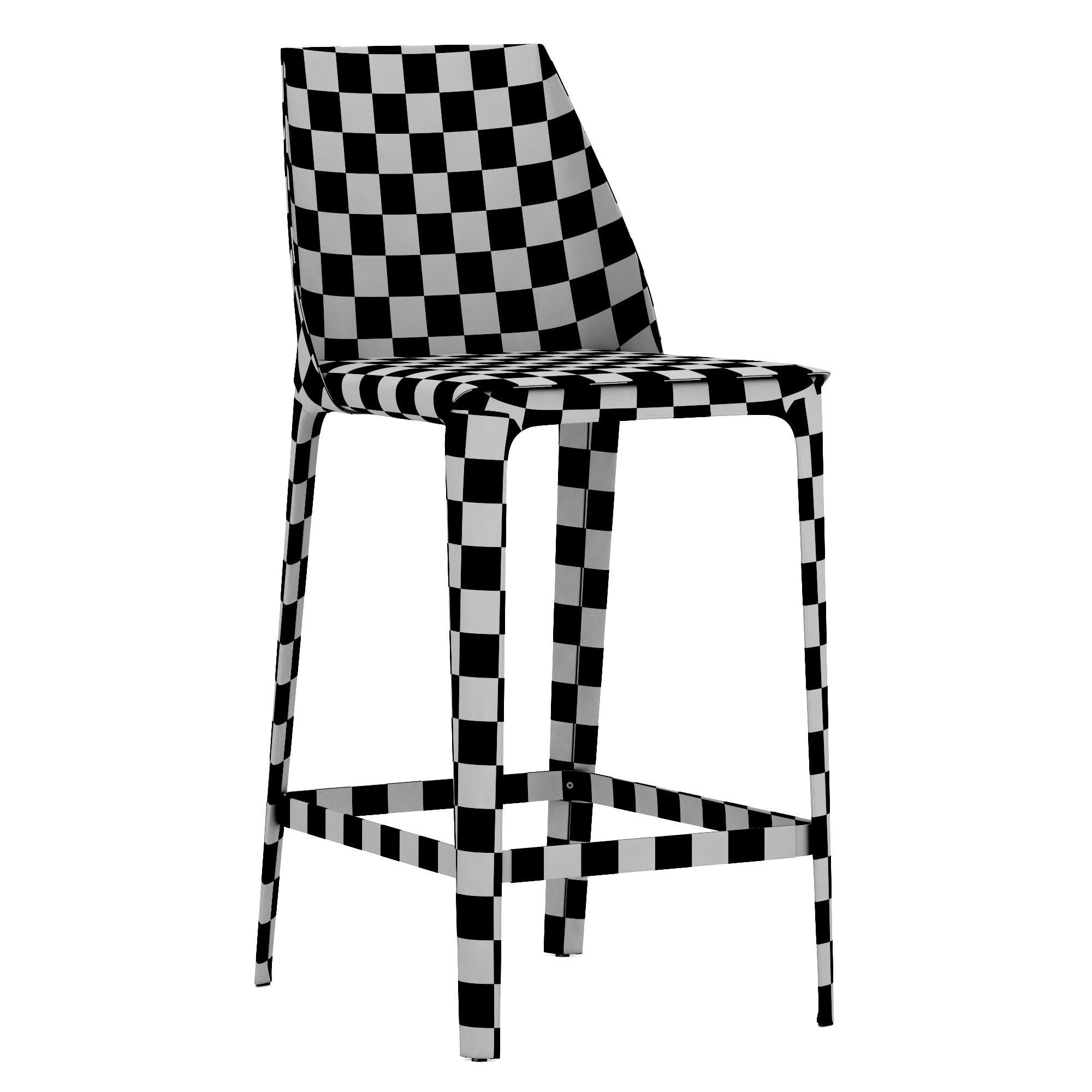 Flexform Stool Isabel 3D model | CGTrader