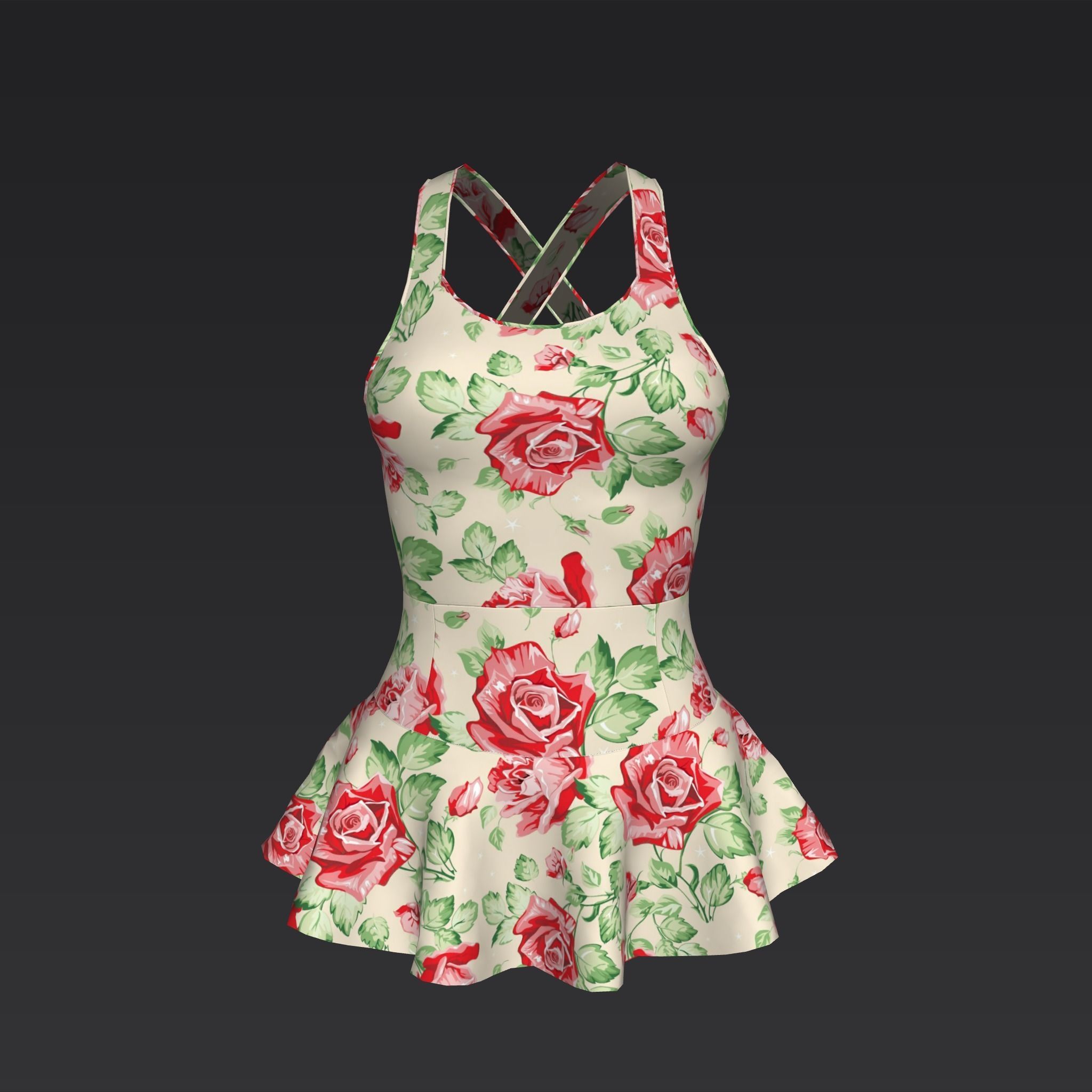 Swimsuit 1 3d Model Cgtrader