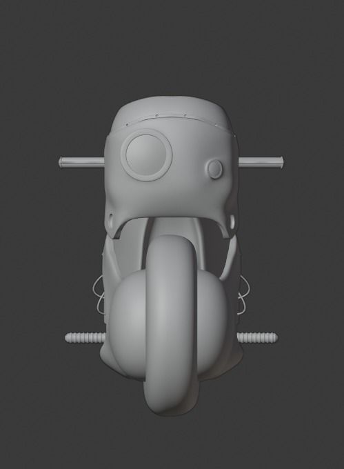 Tetsuo Bike 3D model rigged | CGTrader