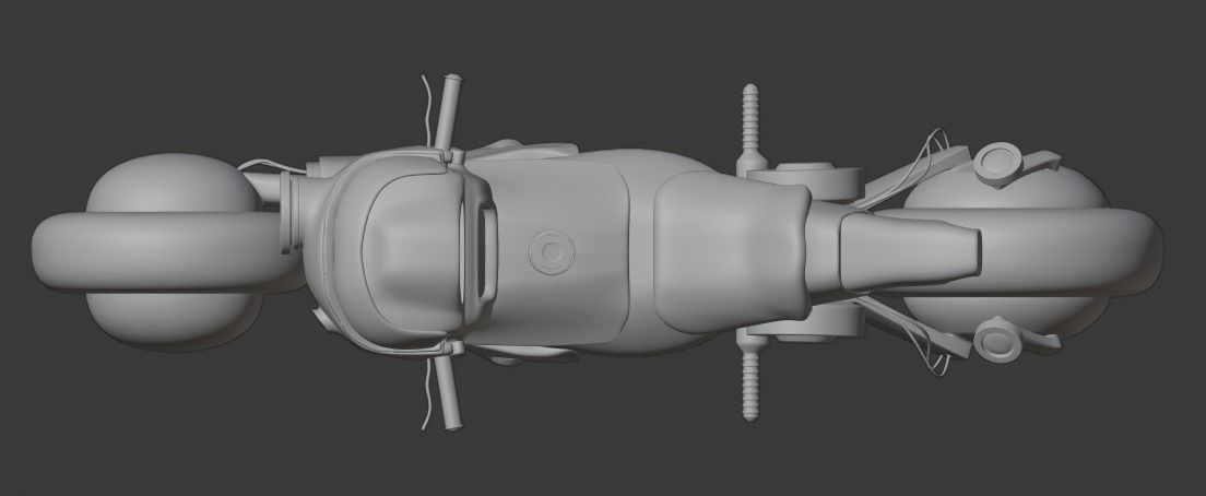 Tetsuo Bike 3D model rigged | CGTrader