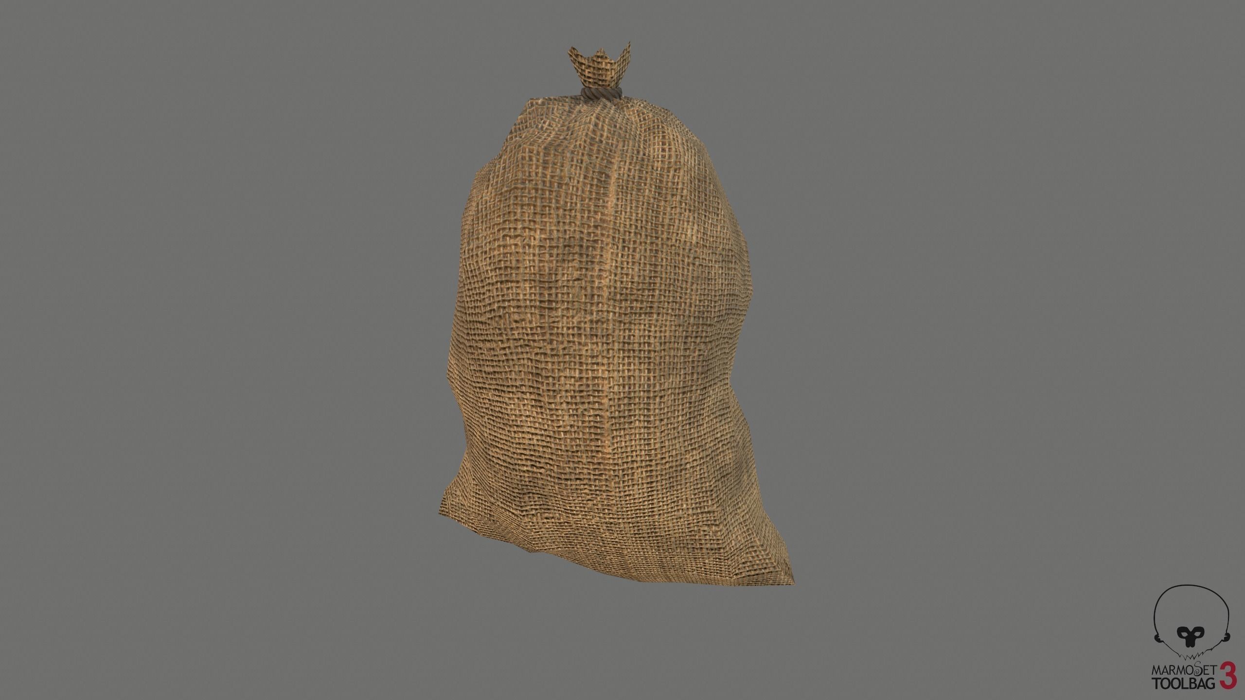 3D model Closed sack - Gameready prop VR / AR / low-poly | CGTrader