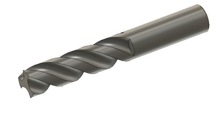 End Mill free 3D model 3D printable | CGTrader