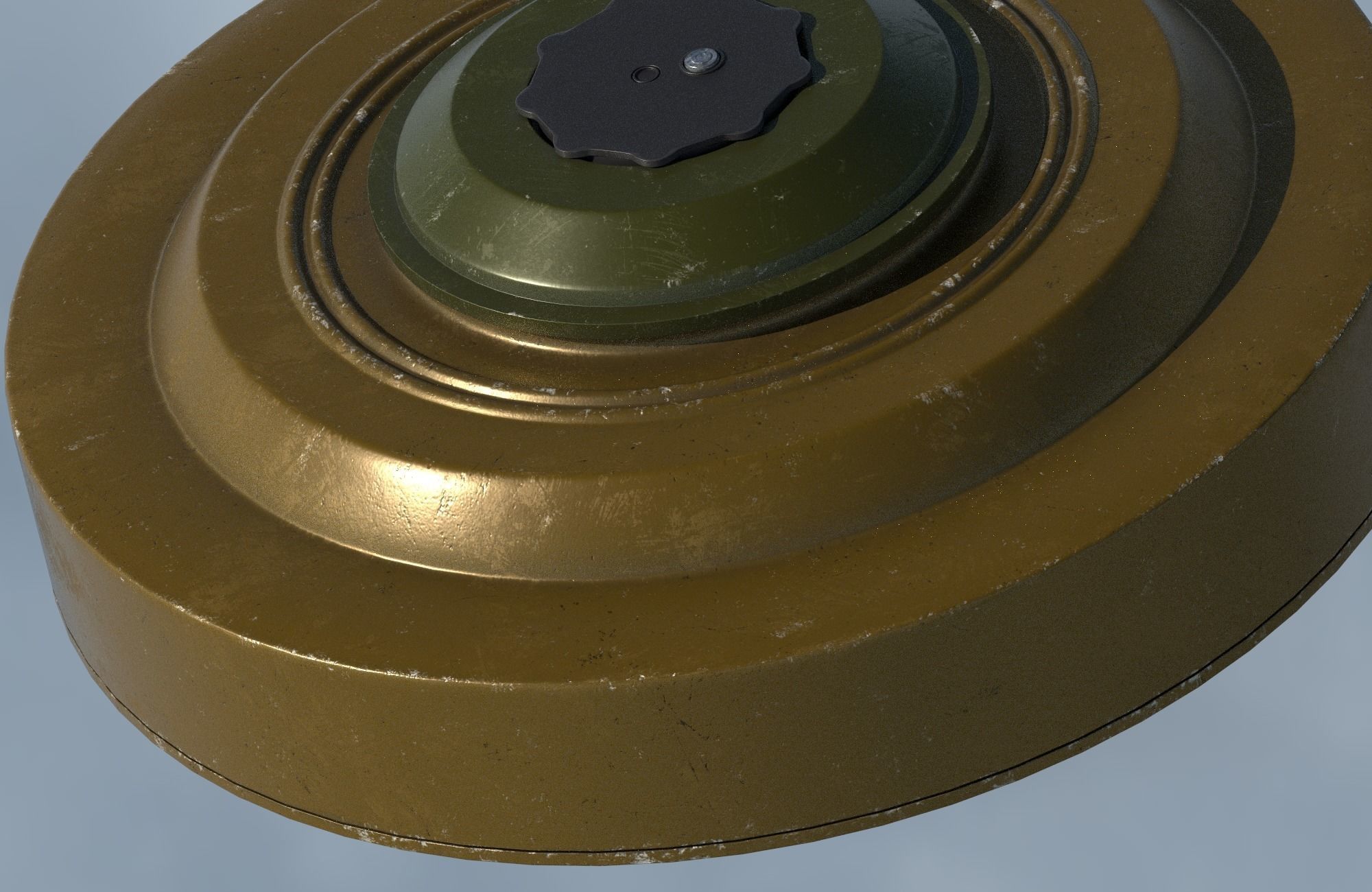 antitank mine 3D model | CGTrader