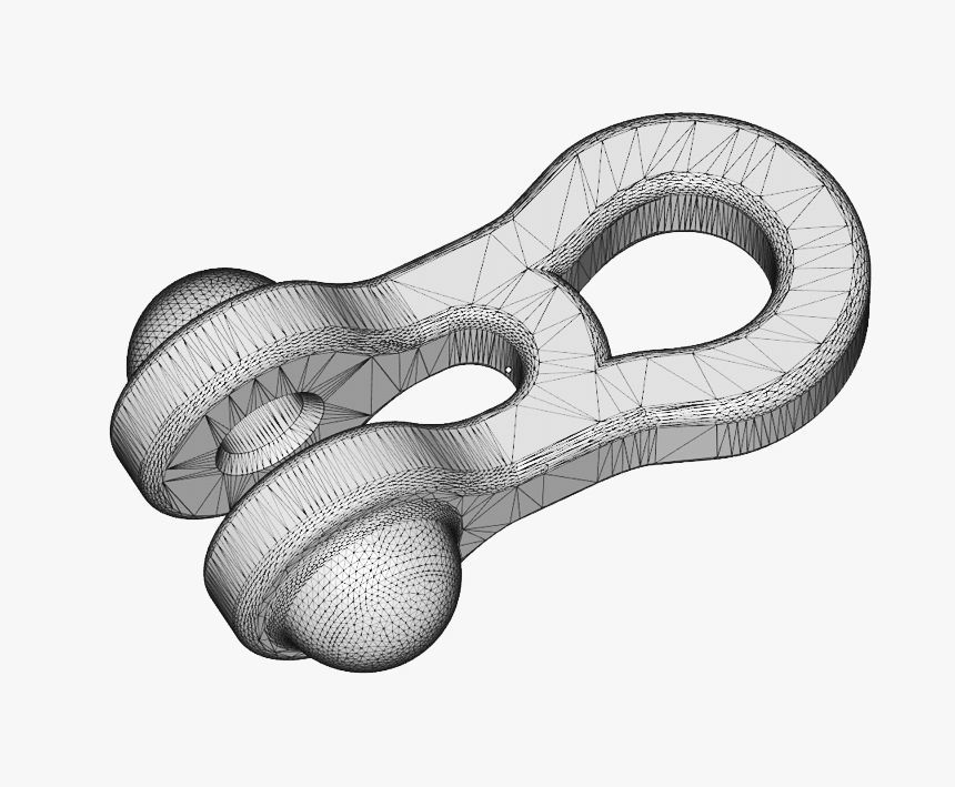 Chain link 154 3D model 3D printable | CGTrader