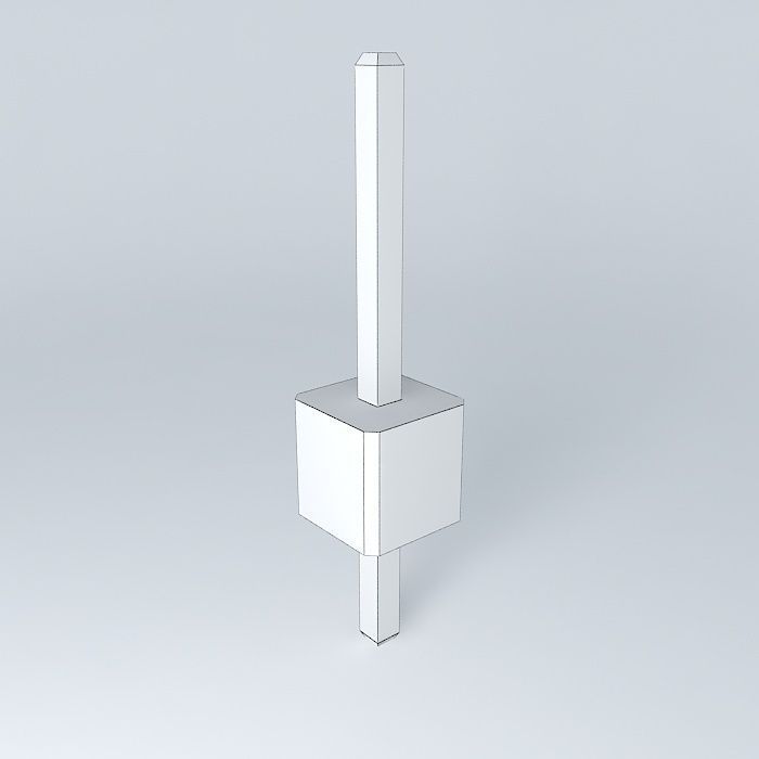 Square Pin Connector free 3D model | CGTrader