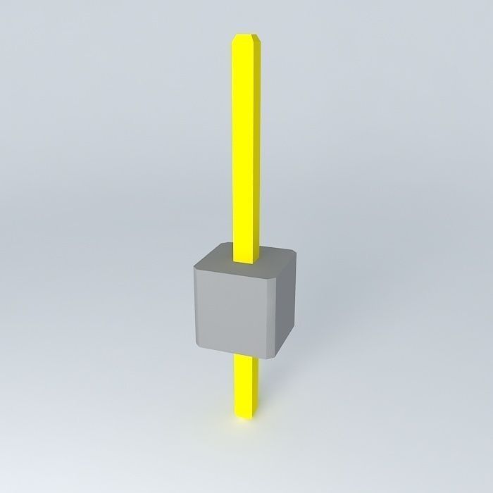 Square Pin Connector free 3D model | CGTrader