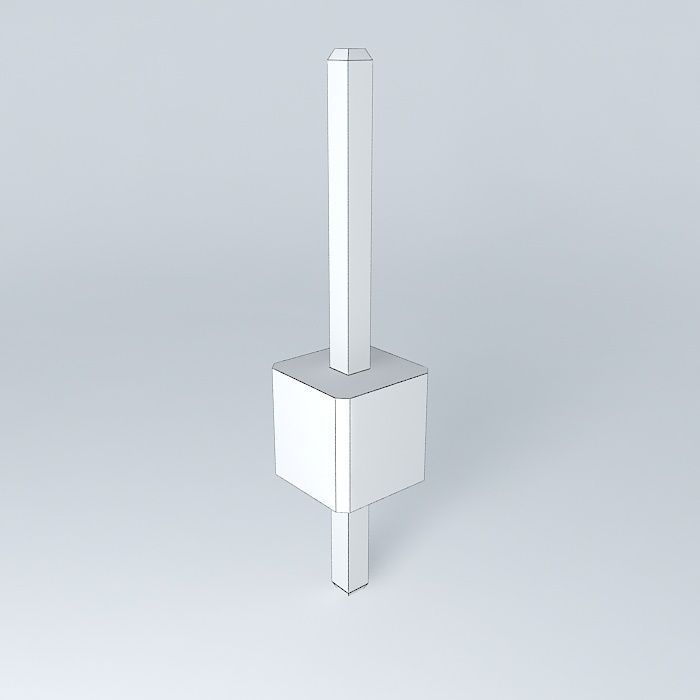 Square Pin Connector free 3D model | CGTrader