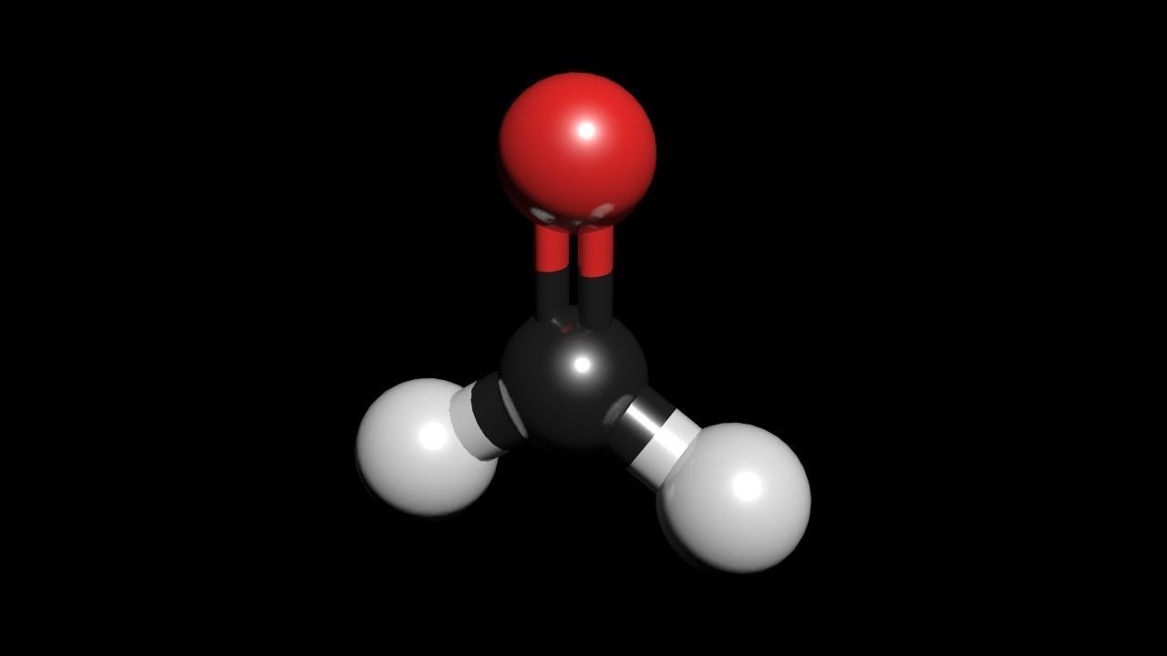 Formaldehyde 3D Model CH2O 3D free 3D model | CGTrader