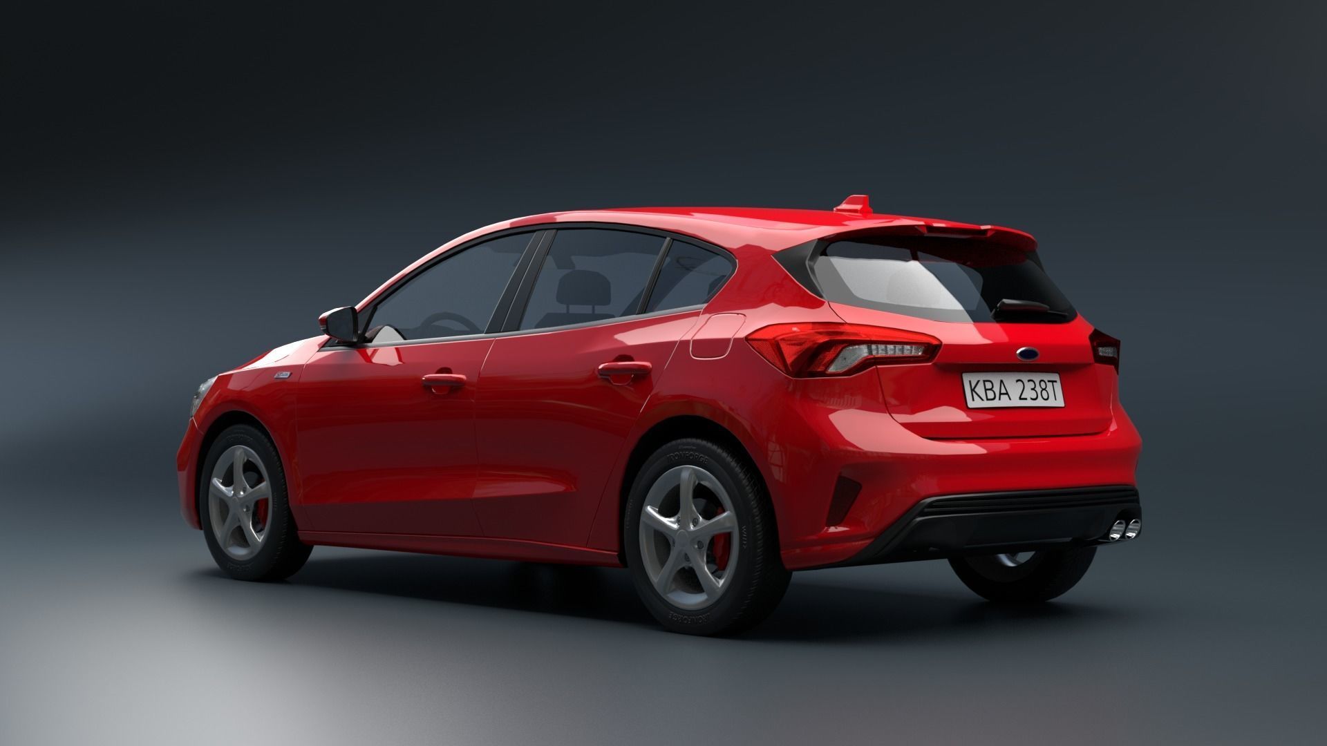 Focus Hatchback Car 3D model | CGTrader