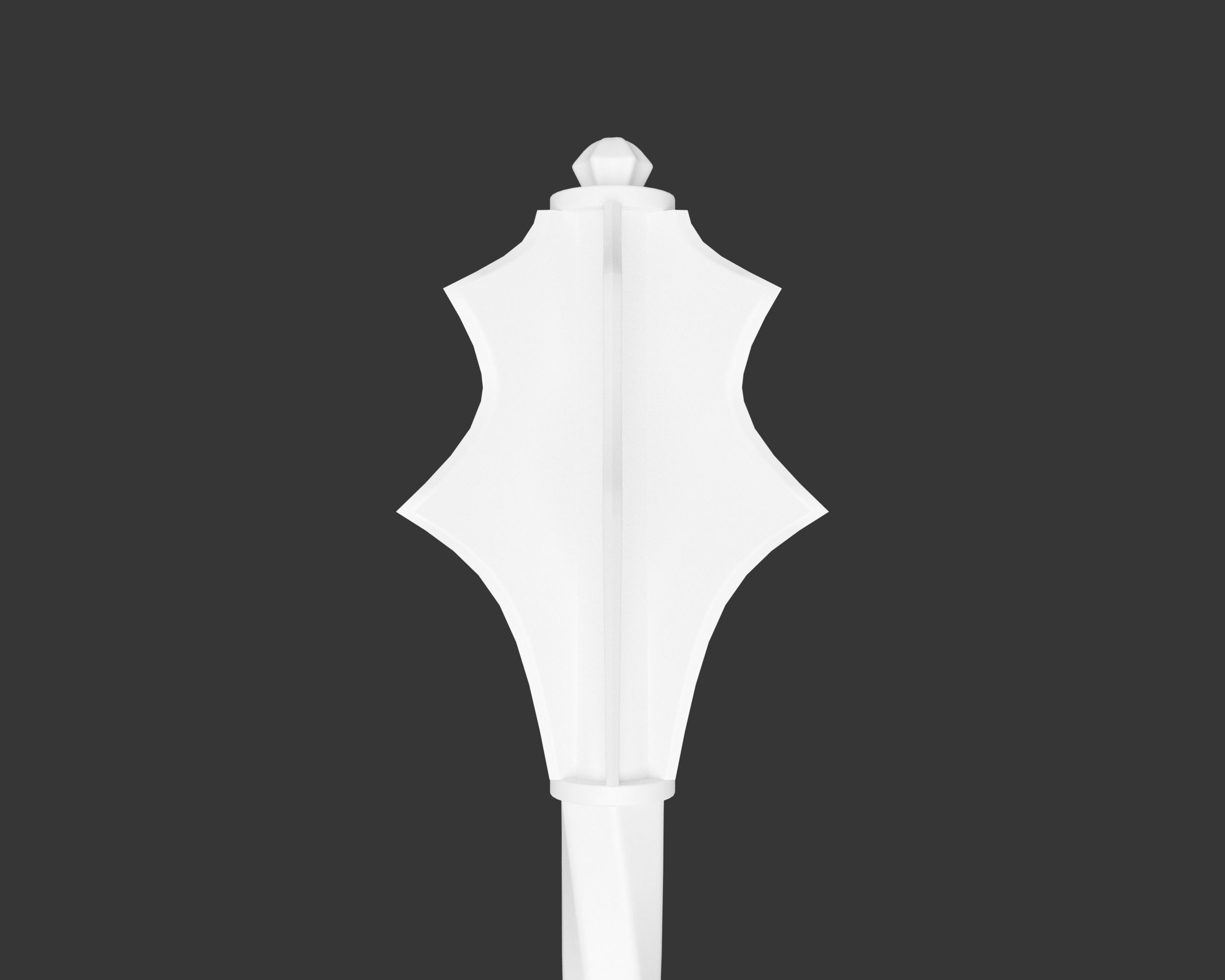 3D model Medieval Noble Weapon Mace VR / AR / low-poly | CGTrader