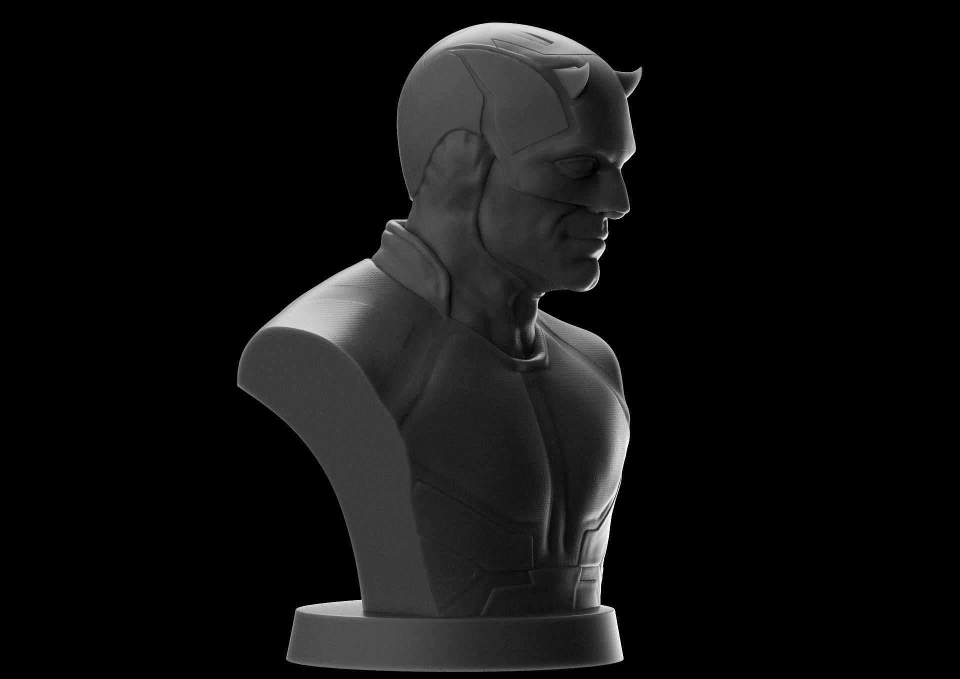 Fake Daredevil - Bullseye Bust 3D model 3D printable | CGTrader