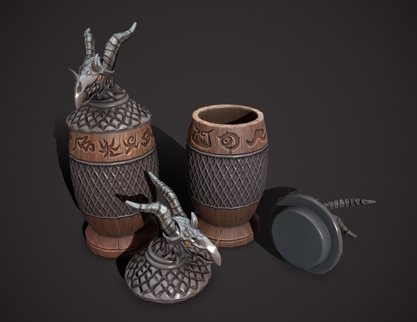 3D model fantasy props VR / AR / low-poly | CGTrader